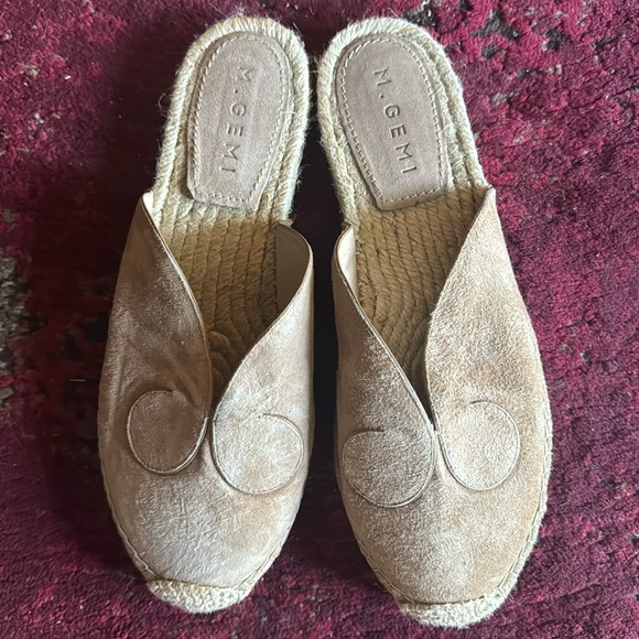 M. Gemi | Shoes | M Gem Slides Sandals Espadrille Size 39 Made In Italy ...